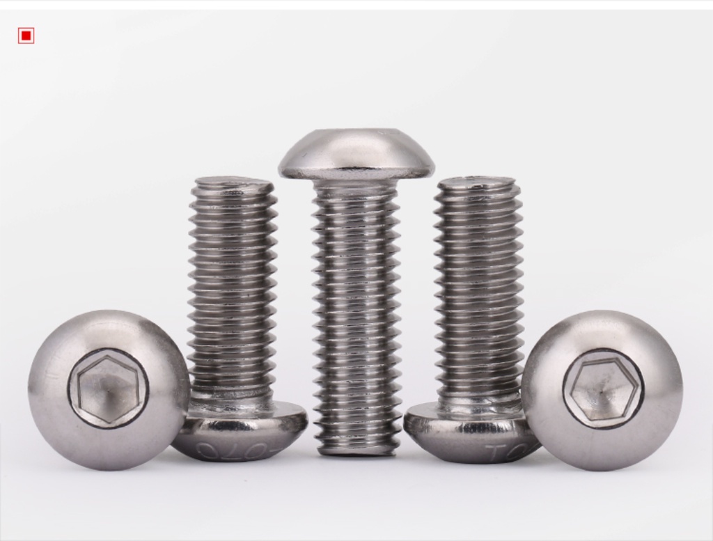 [WDY] M3/M4 SUS304 Round Head Hexagon Socket Screw Extension Bolt ...
