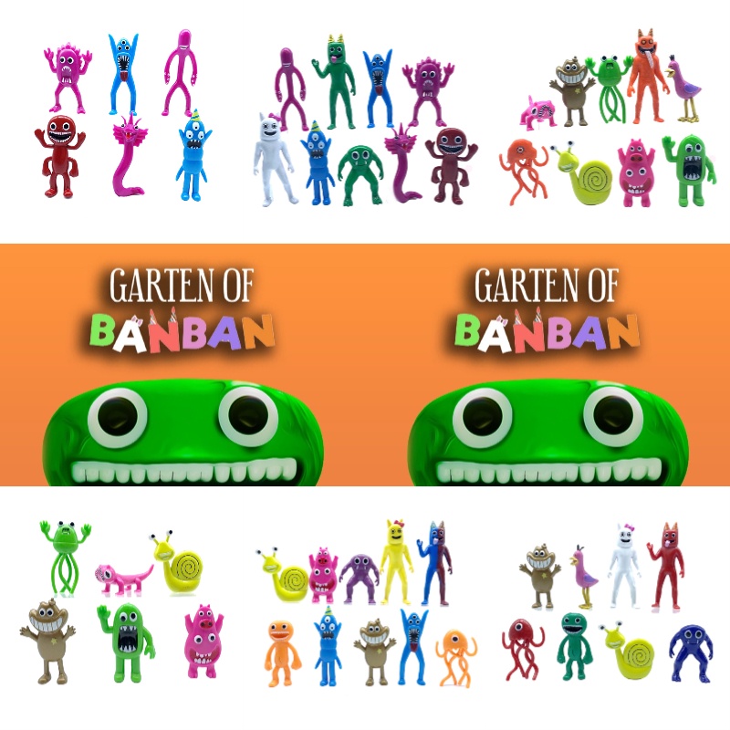 12pcs/set Garten of Banban Figures Toy Model Set Decoration Collection ...