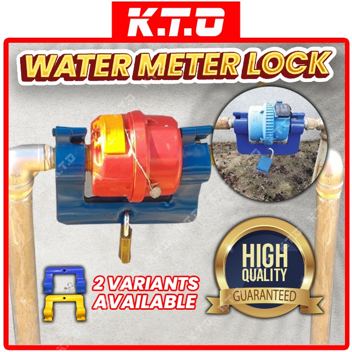 Iron Water Meter Lock Metal Outdoor Security Anti Theft Hardened Steel ...