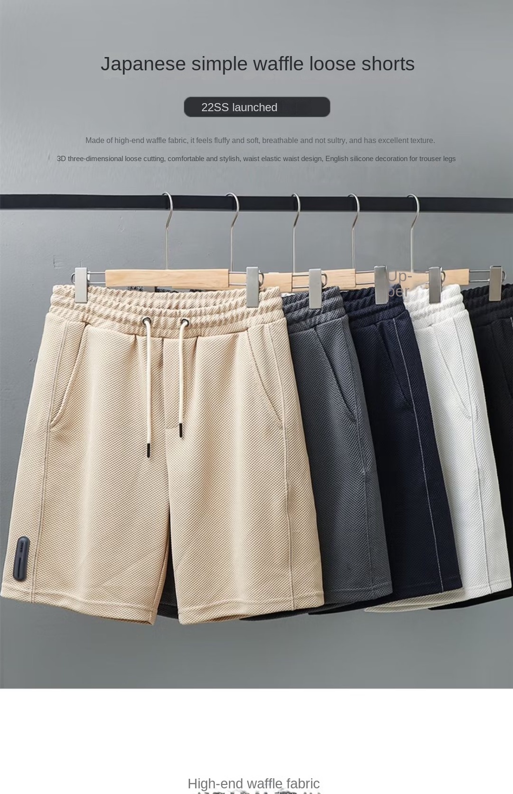 Waffle Korean Short pants Men Short Pants Seluar Pendek Lelaki Fashion ...