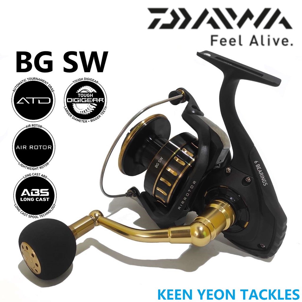DAIWA BG SW FISHING REEL (SPINNING) | Shopee Malaysia