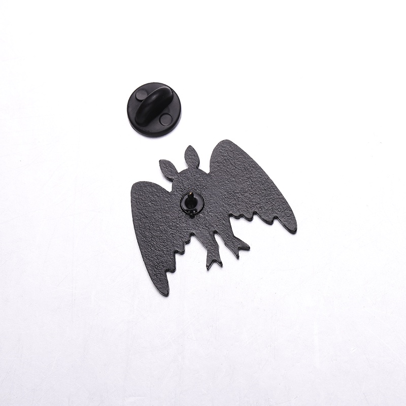 Flying Mothman Enamel Pin Brooch Backpack Collar Lapel Badges Moth Pins ...
