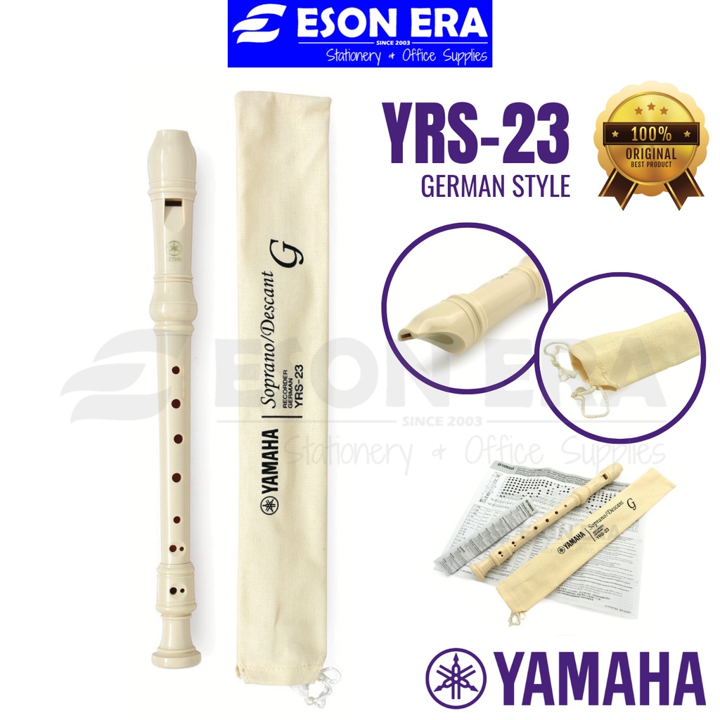 Yamaha Recorder YRS-23 Soprano Recorder YRS23 100% Original (German ...
