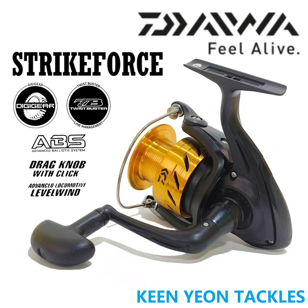 DAIWA STRIKEFORCE FISHING REEL ( SPINNING ) | Shopee Malaysia