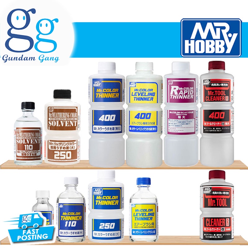 Mr. Color Thinner Weathering Color | Leveling Thinner 50ml 110ml 250ml ...