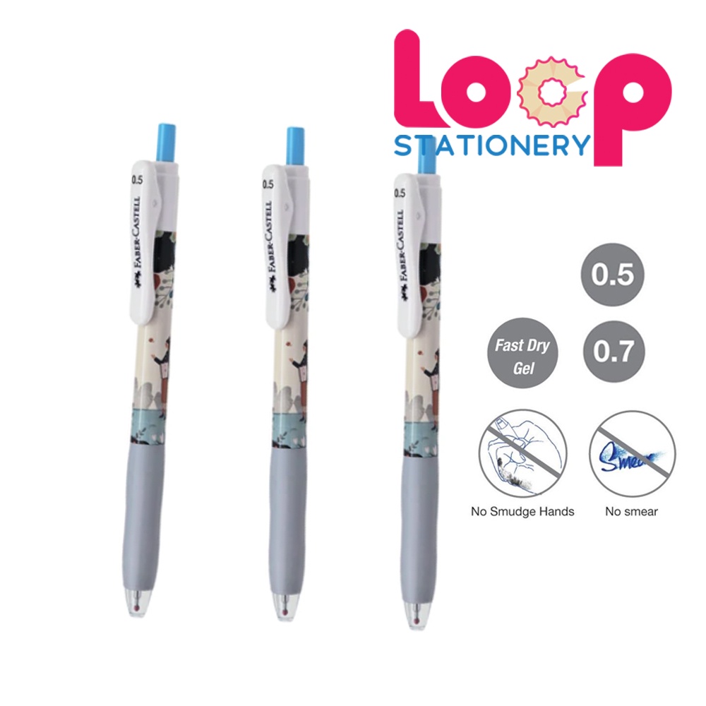 Faber-Castell Arte Gel Pen Fast Dry Pen 0.5mm/0.7mm | Shopee Malaysia