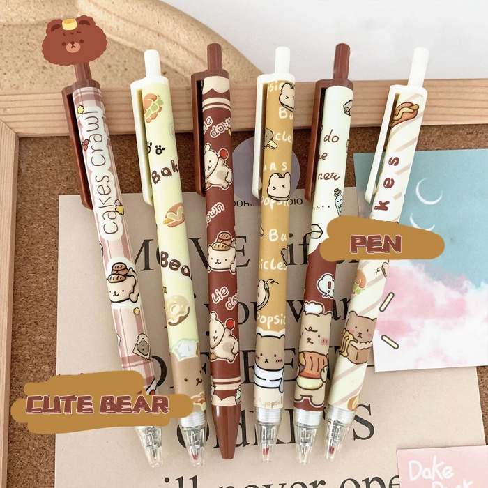 High Capacity Gel Pen 0.5mm Black Blue Red Big Capacity Ink Pen Student ...