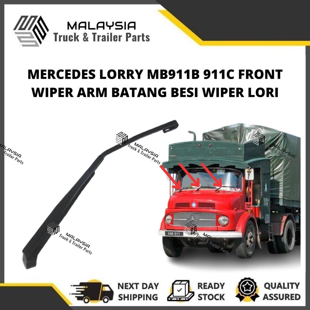 MERCEDES LORRY MB911B 911C FRONT WIPER ARM BATANG BESI WIPER LORI ...