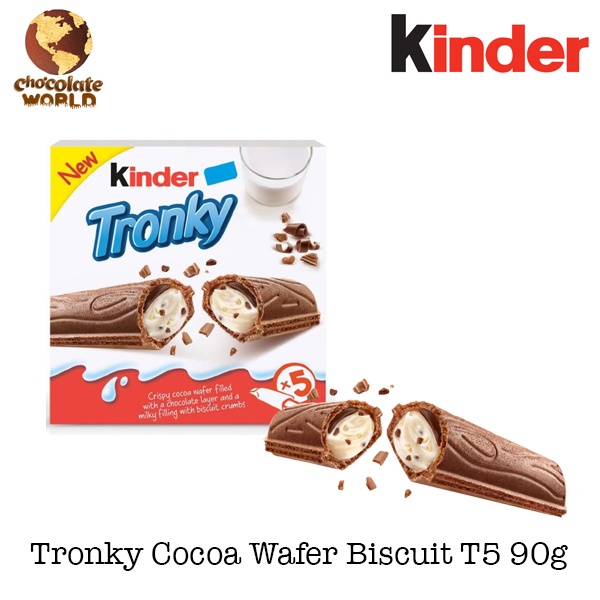 Kinder Tronky Chocolate Cocoa Wafer T5 90g | Shopee Malaysia Kinder Tronky Chocolate Cocoa Wafer T5 90g | Shopee Malaysia