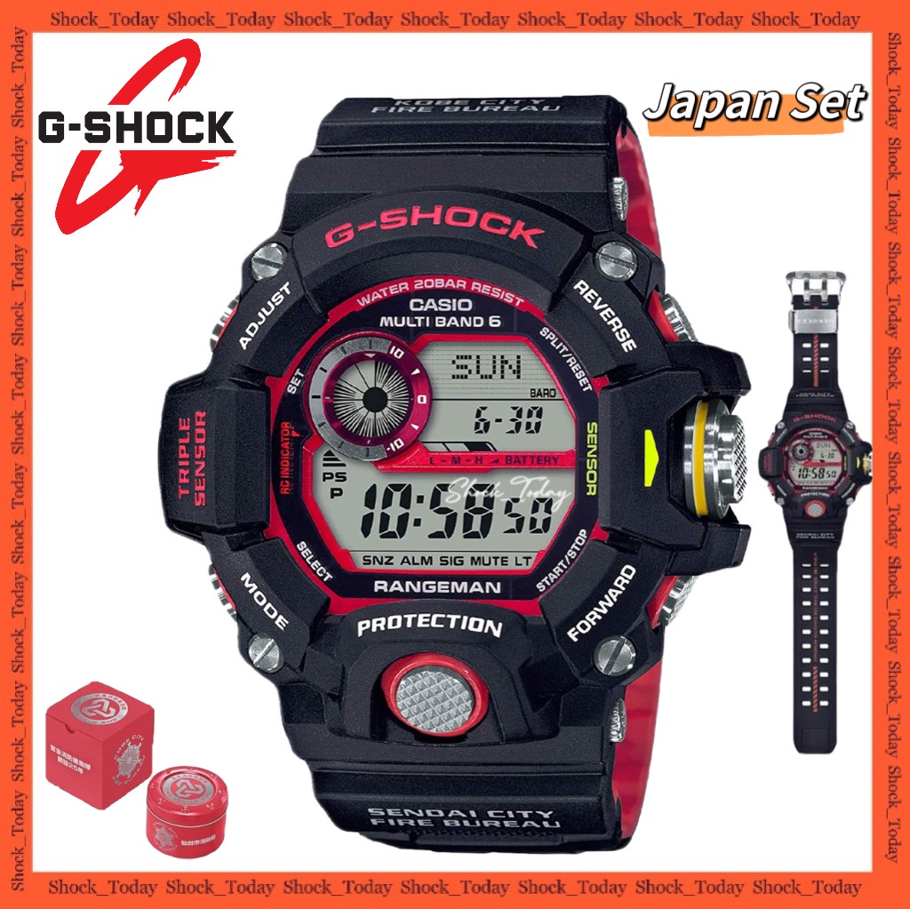 [Ready Stock] Casio G-Shock x Fire Rescue EMS GW9400NFST-1AJR ...