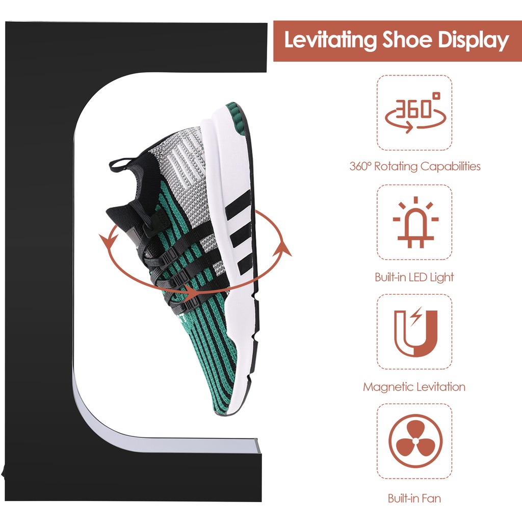 LH Magnetic Floating Shoe Display Stand Levitation Sneaker Holder With ...