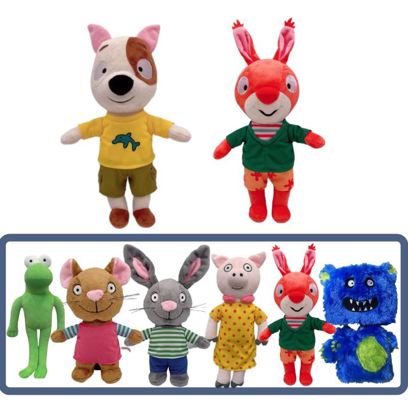 And Soft Huggable Pip And Posy Dog Plush Toy From The Animated Series ...