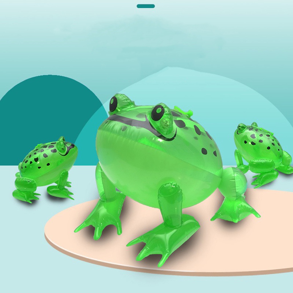Ready To Stock Frog Cub Balloons Will Glow Bounce PVC Inflatable Frog ...