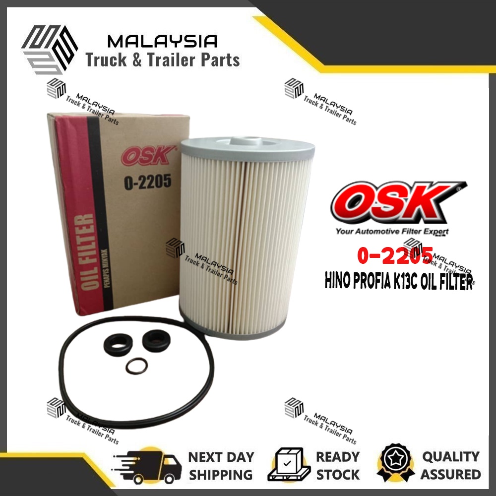 OSK 0-2205 HINO TRUCK OIL FILTER BY PASS (15607-2281) | Shopee Malaysia
