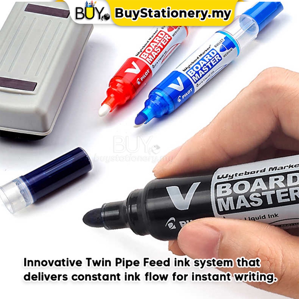 Pilot Pen V Board Master Dakwat Marker Ink Refill Cartridge Colour ...
