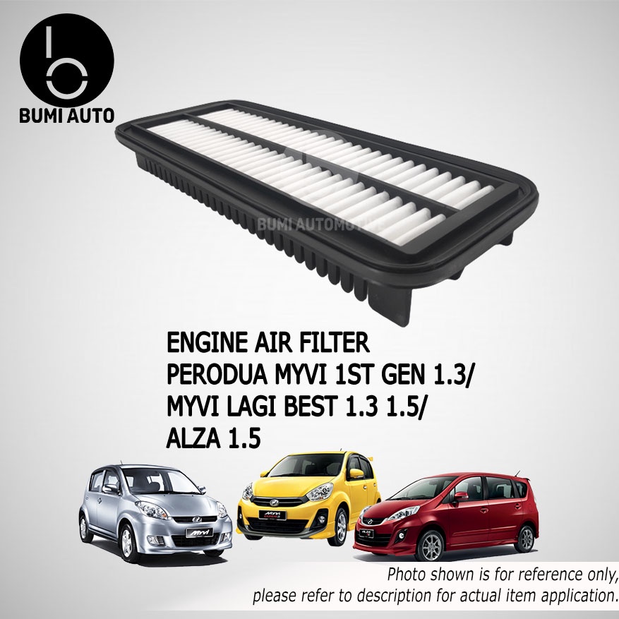Perodua Myvi 1st Gen 1.3 / Myvi Lagi Best 1.3 1.5 / Alza 1.5 Air Filter ...