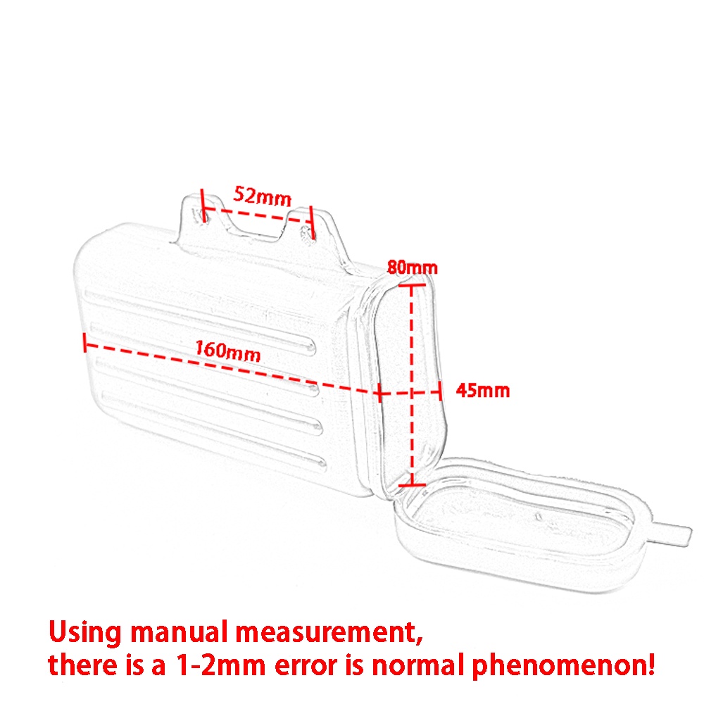Motorcycle Trail Tool Box Holder Bottle Off-Road Motocross Small Repair ...