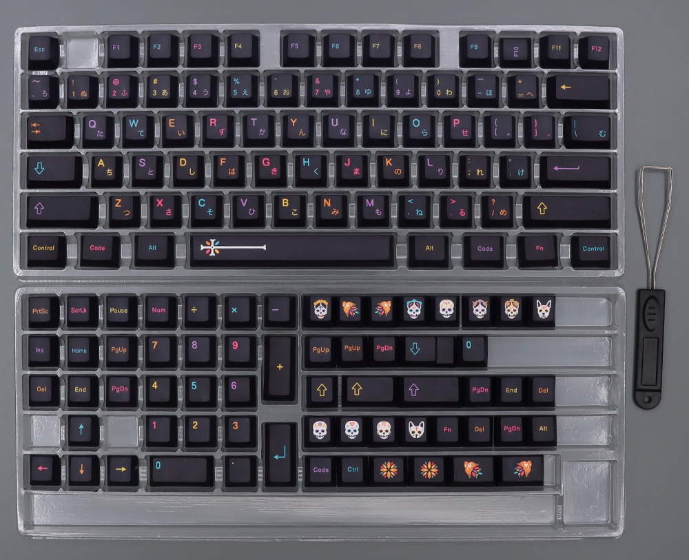 Mictl á n Underground World Keycap Cherry profile Height PBT Five sided ...