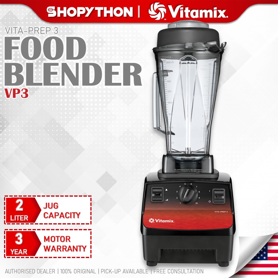 VITAMIX Prep-Vita 3 VP3 (2.0L/1200w) Commercial Blender Made in USA 3 ...