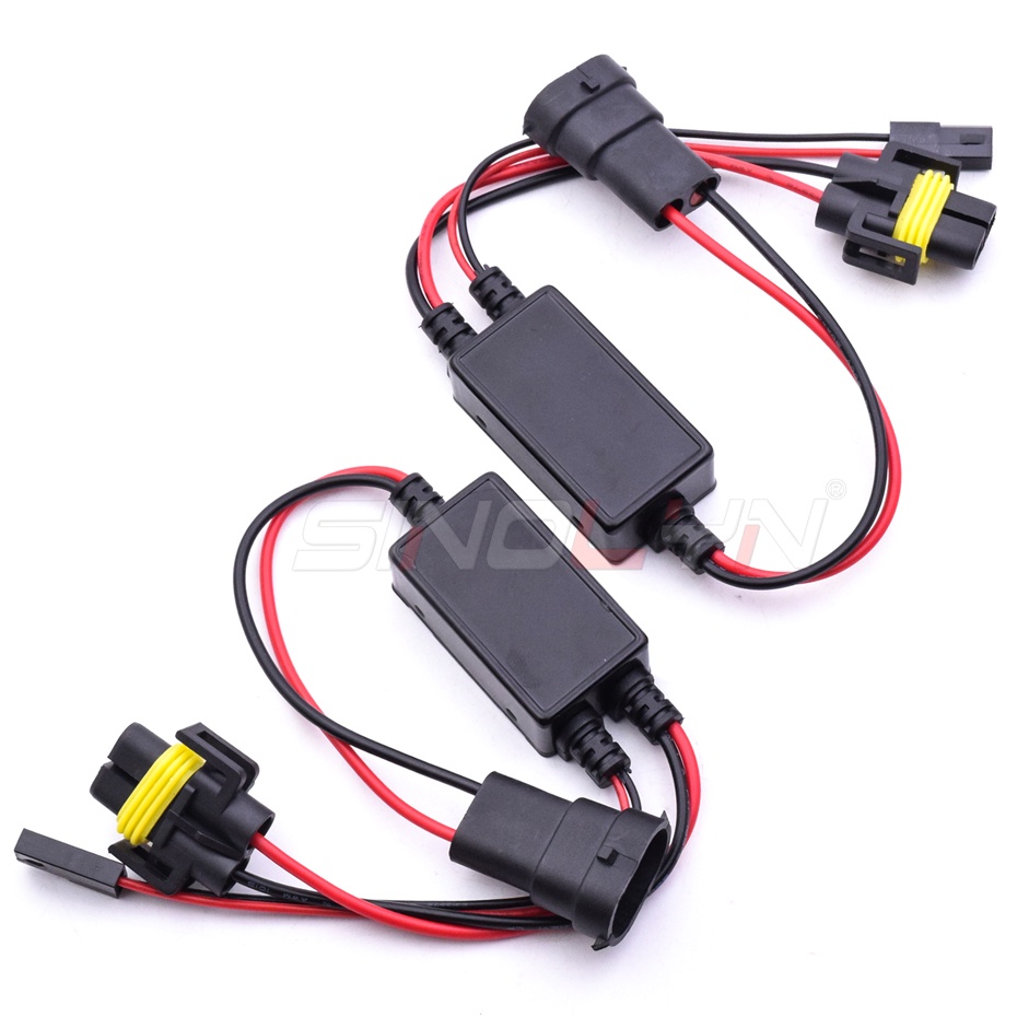 Relay Harness Control Cable Wire For H11 High Low Beam Bi-LED Bi-Xenon ...