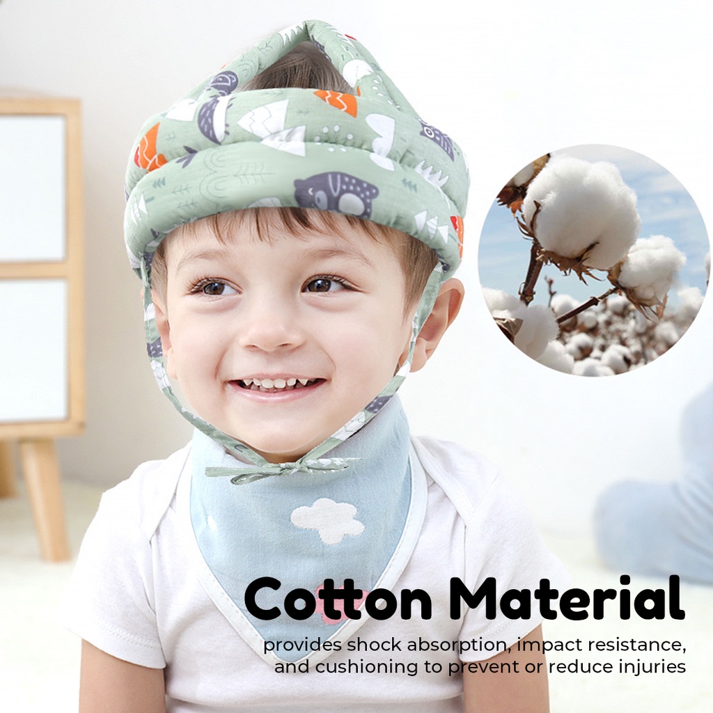 Realeos Baby Head Protection Adjustable Baby Safety Baby Helmet Walk ...