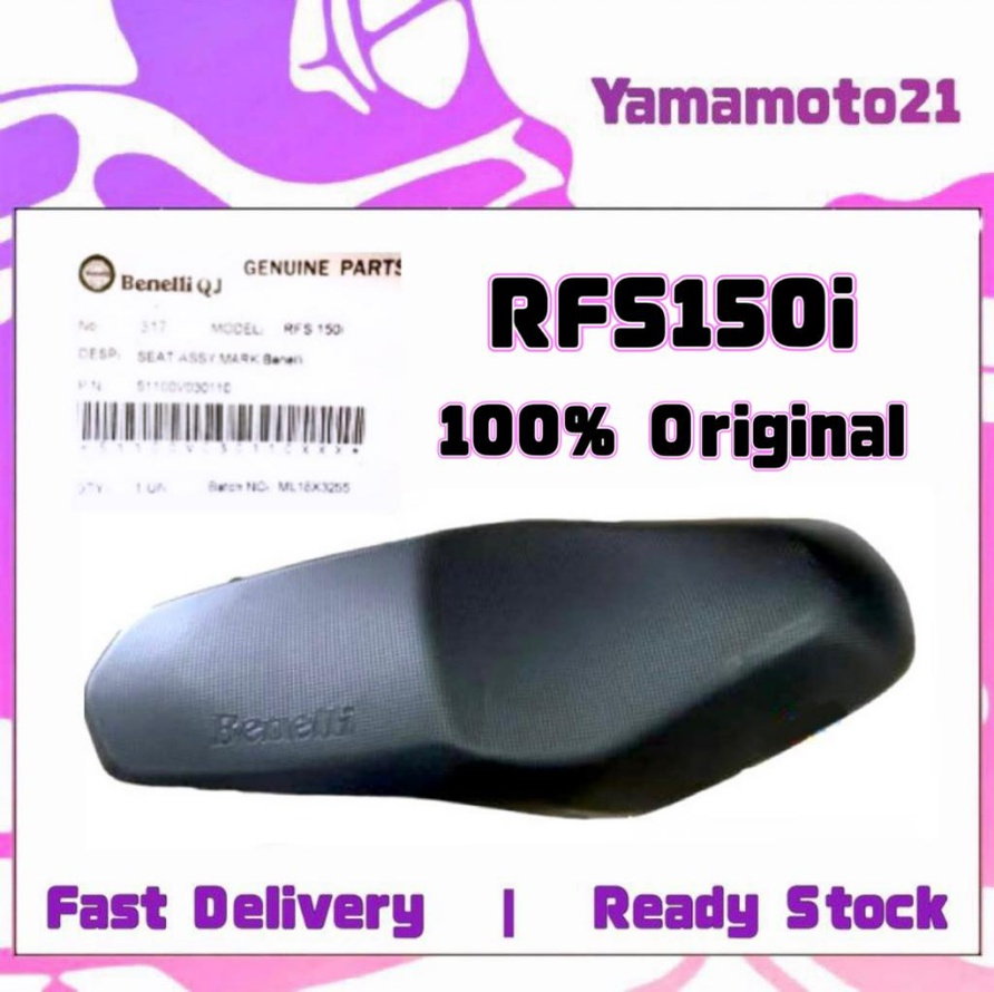 100% ORIGINAL BENELLI RFS 150 150i RFS150 RFS150i SEAT ASSY DOUBLE SEAT ...