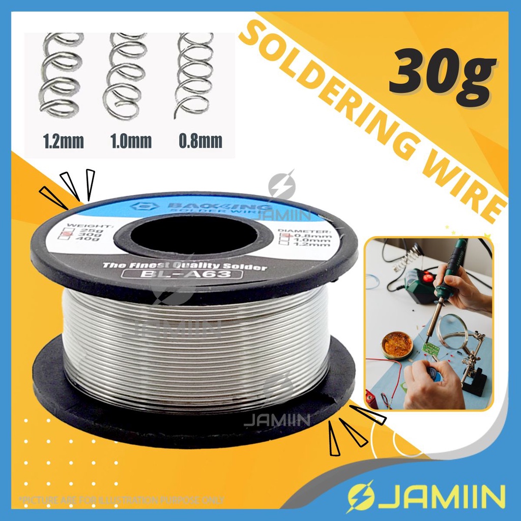 0.8MM 1.0MM 1.2MM 30G Solder Wire Soldering Wire Pateri Besi Soldering ...