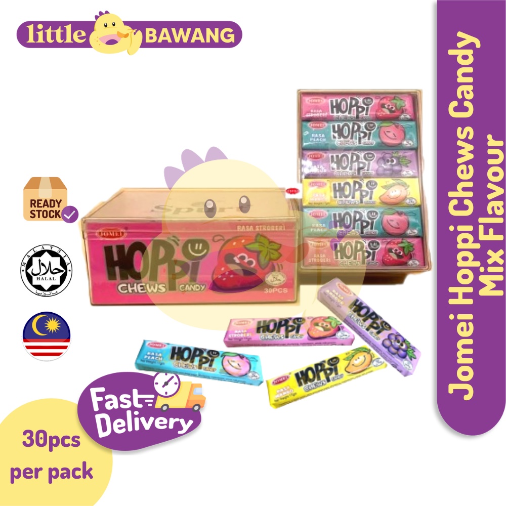 Jomei Hoppi Chews Candy Fruit Flavor 30pcs | Shopee Malaysia