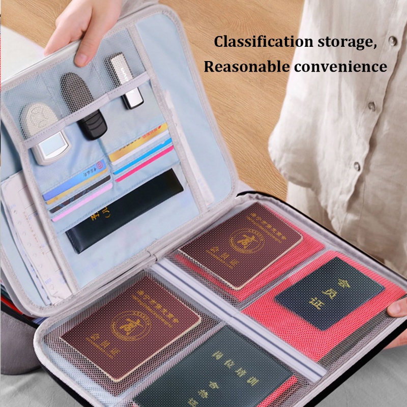Large-capacity password bag multi-function document bag document bag ...