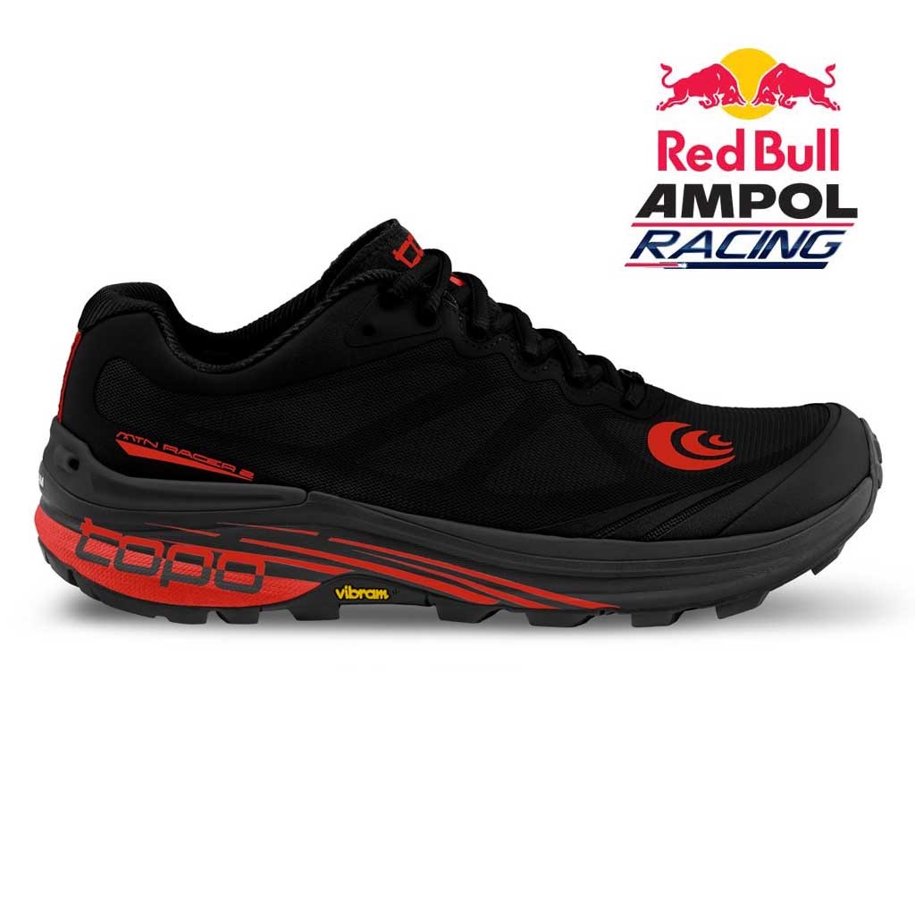 Topo Athletic Men's Mountain Racer 2 Trail Running Shoe Red Bull ...