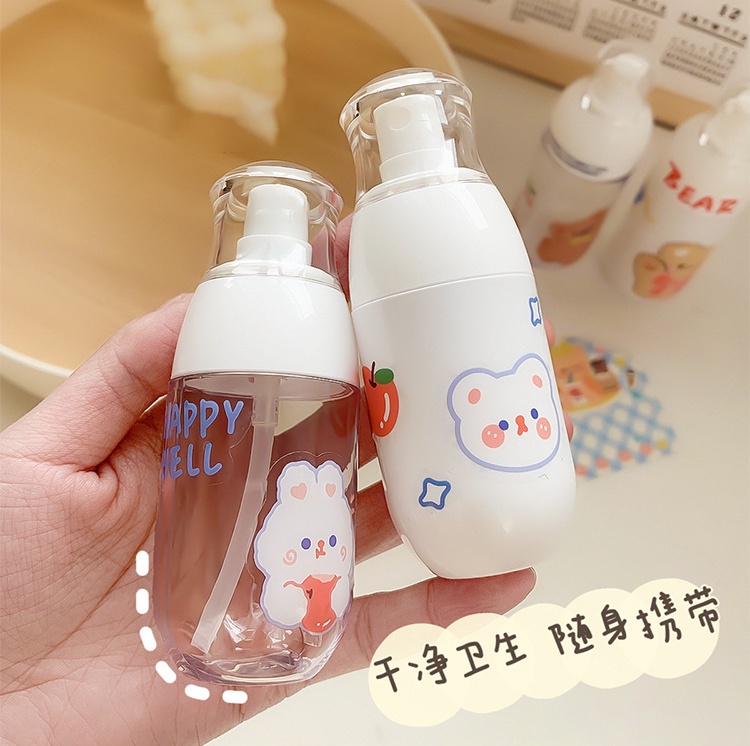 50/100/150ml Sub-filling Bottle Cartoon Cute Spray Bottle with Sticker ...