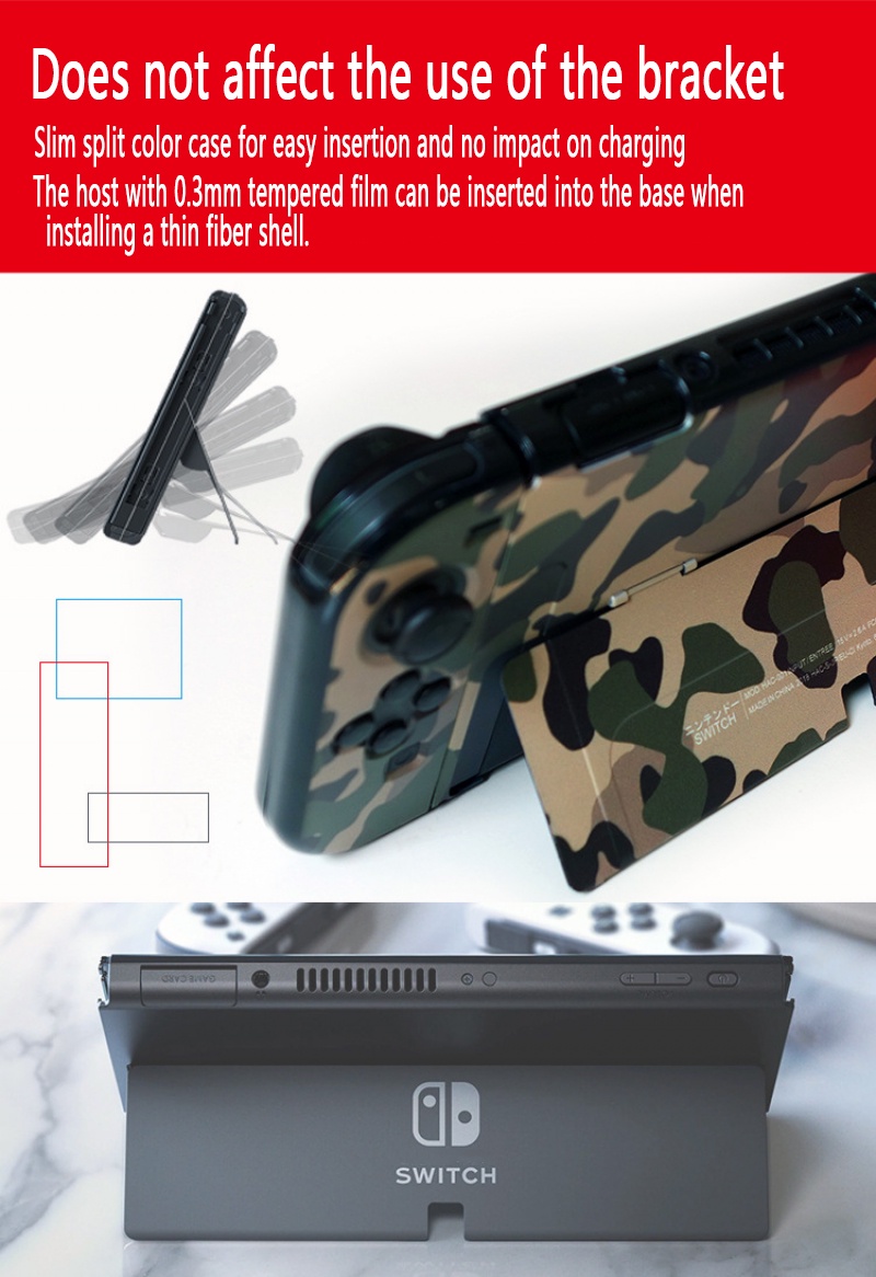 For Nintendo Switch OLED Handle Protective Case Game Console JoyCon ...