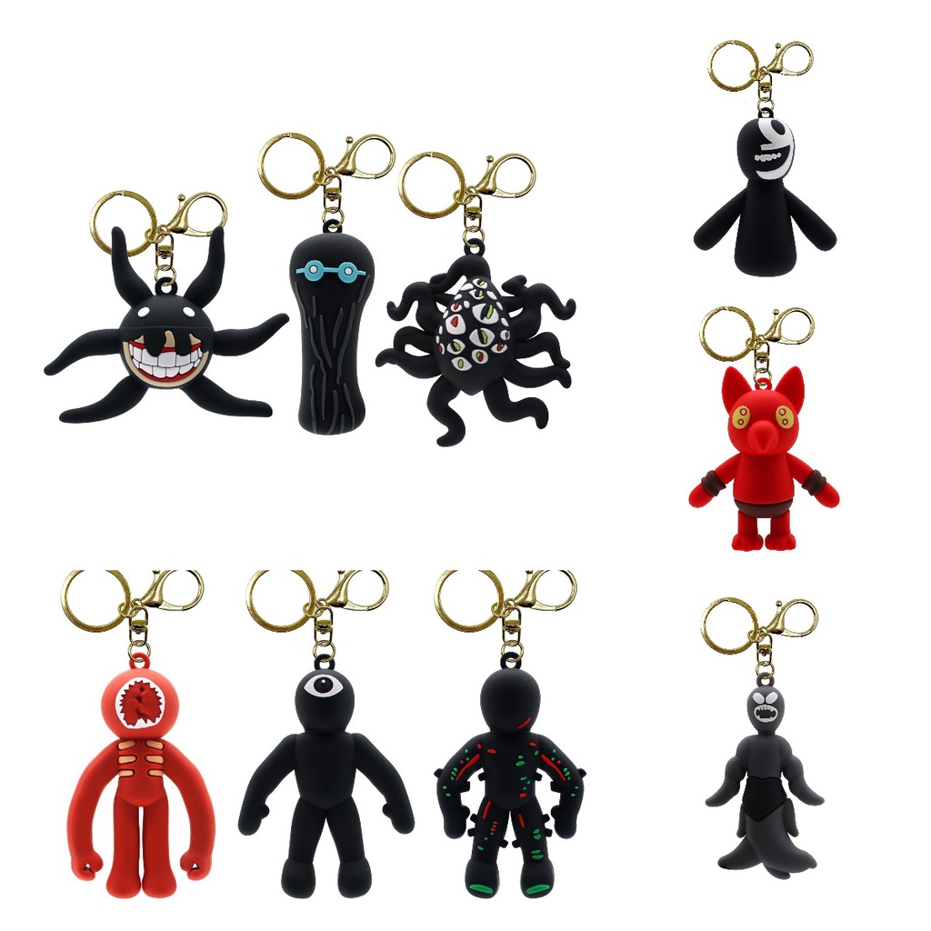 Hychumey Game Roblox Doors Hotel Horror Figure Pendant Model Keychain ...