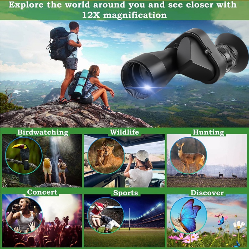 Mini Pocket Monocular Telescope Portable Monocular HD Night Vision ...