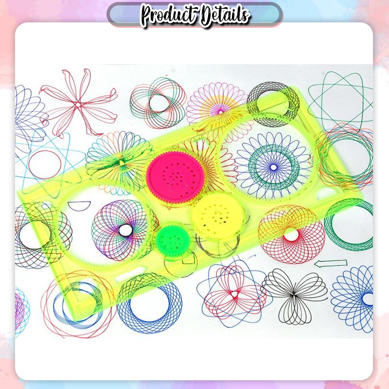 [Little B House] 4PCS Creative Painting Drawing Template Rulers Art ...