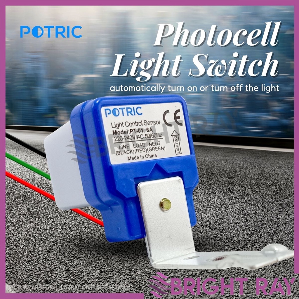 Auto On Off Photocell 6A Automatic Light Switch Photoswitch Kawalan ...