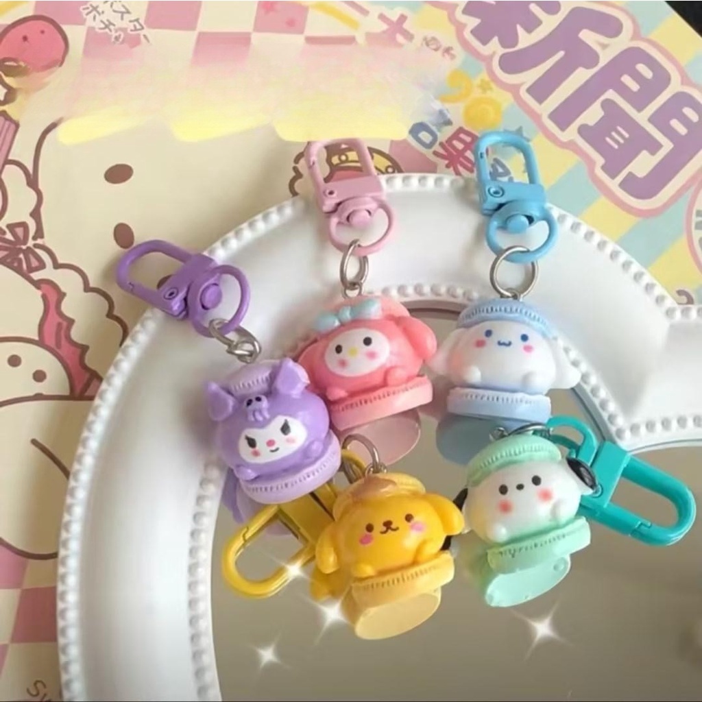 Sanrio Keychains Key Chain Cute Key Ring Student School Bag Pendant ...