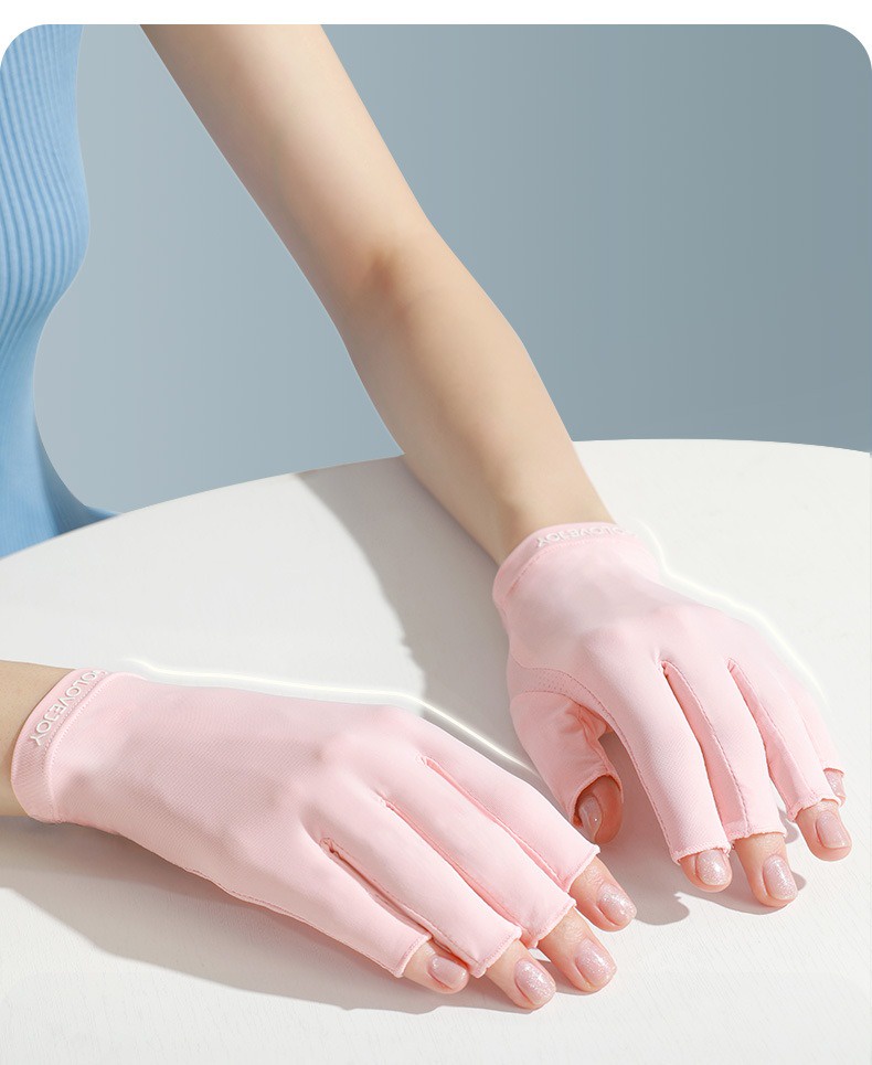 Manicure UV blocking gloves Spring Autumn Sunscreen Gloves Anti ...