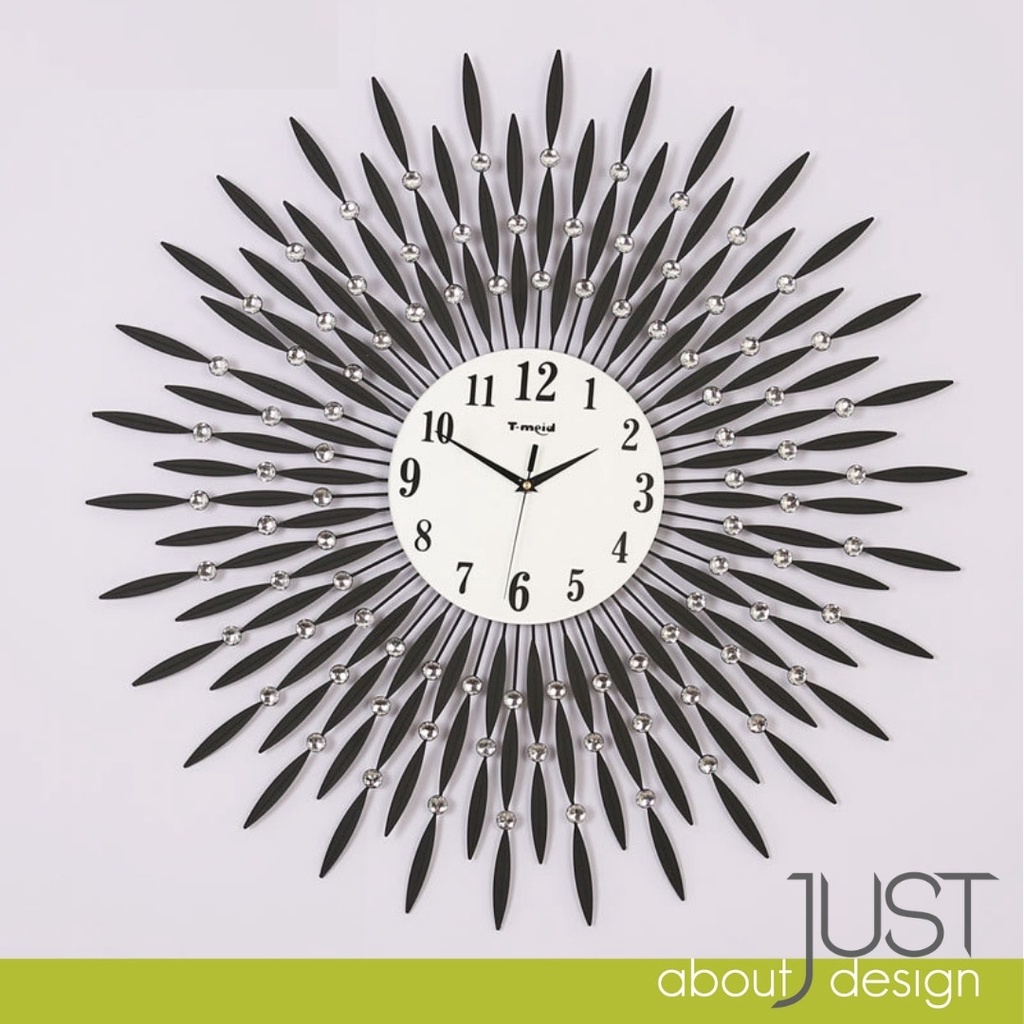 Jam Dinding Wall Clock Metal Sooraya Clock Jam Besi Hiasan Dinding Wall ...