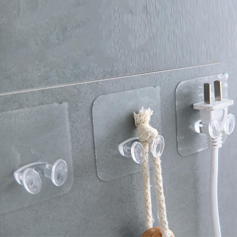Self Adhesive Power Plug Socket Hook Holder Wall Storage Organizer ...