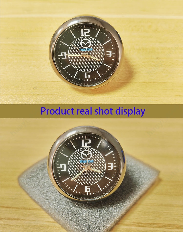 Toyota Gr Sport Luminous Mini Car Quartz Clock Instrument Panel Air ...