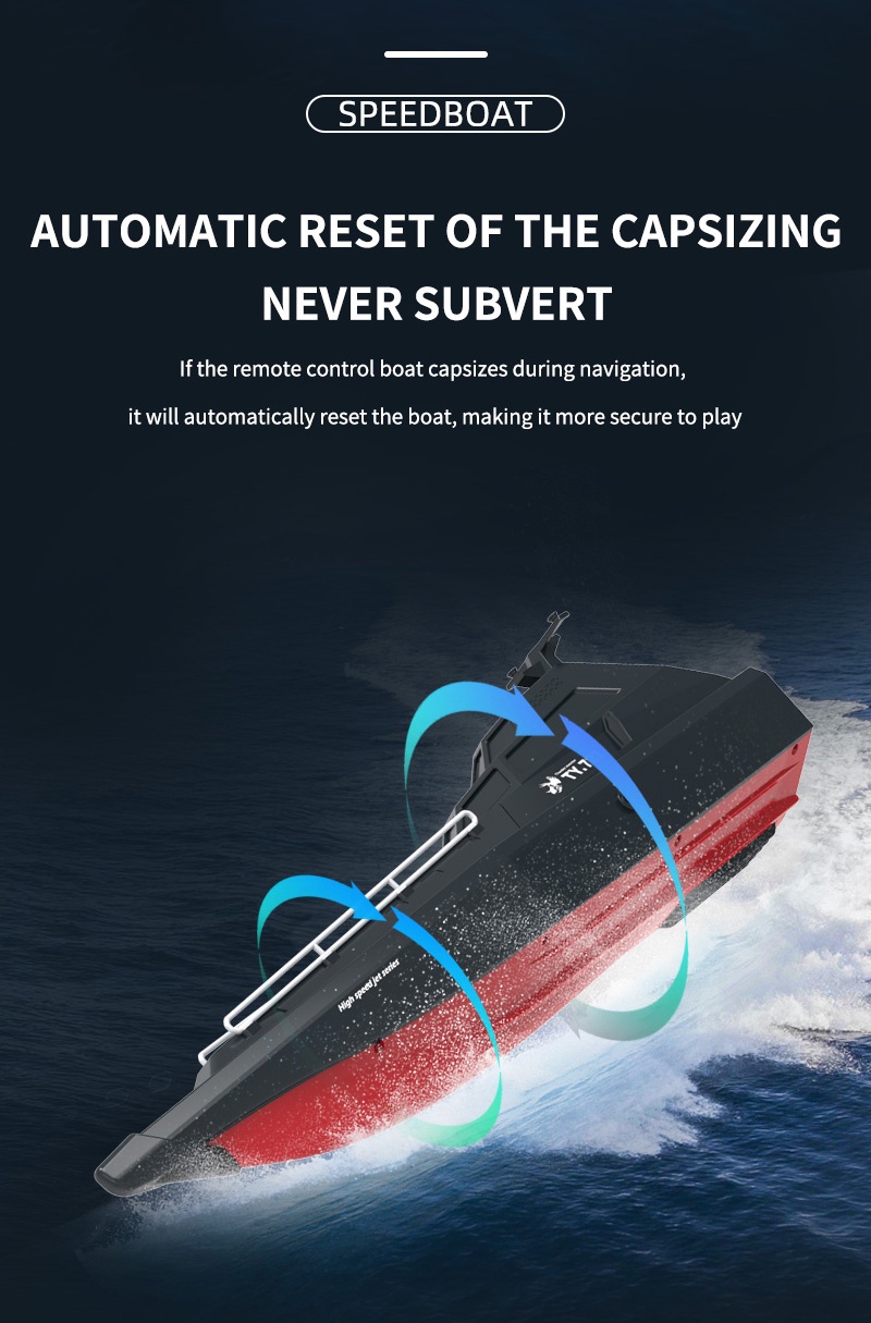 2.4GHz TY727 RC TURBOJET PUMP High-Speed Remote Control Jet Boat Low ...