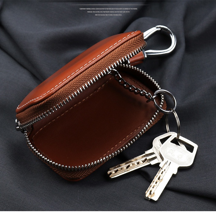 Toyota Car Key Case Genuine Leather Car Smart Key Chain Keychain Holder ...