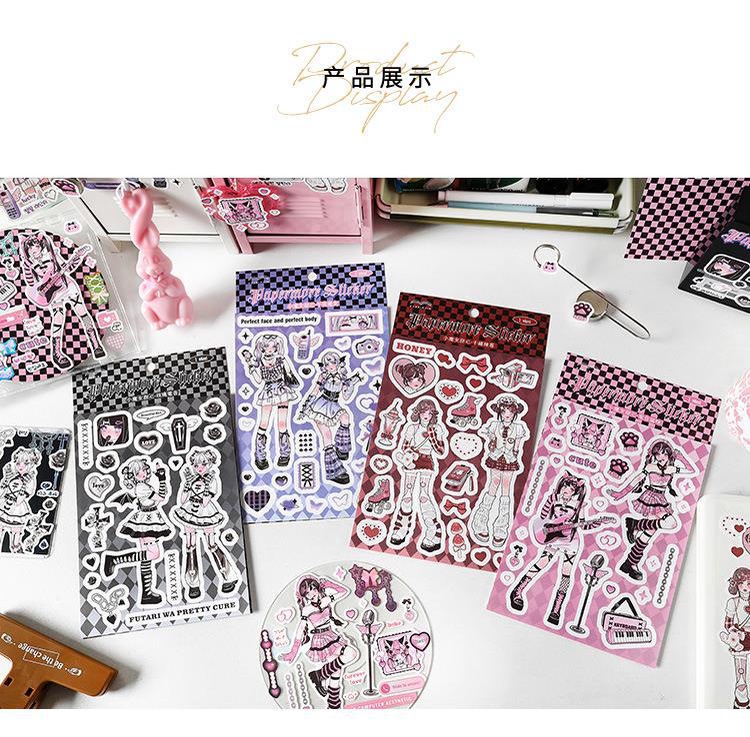 idako pelekat Poket stickers akaun tangan scraping kad goo filem bodoh ...