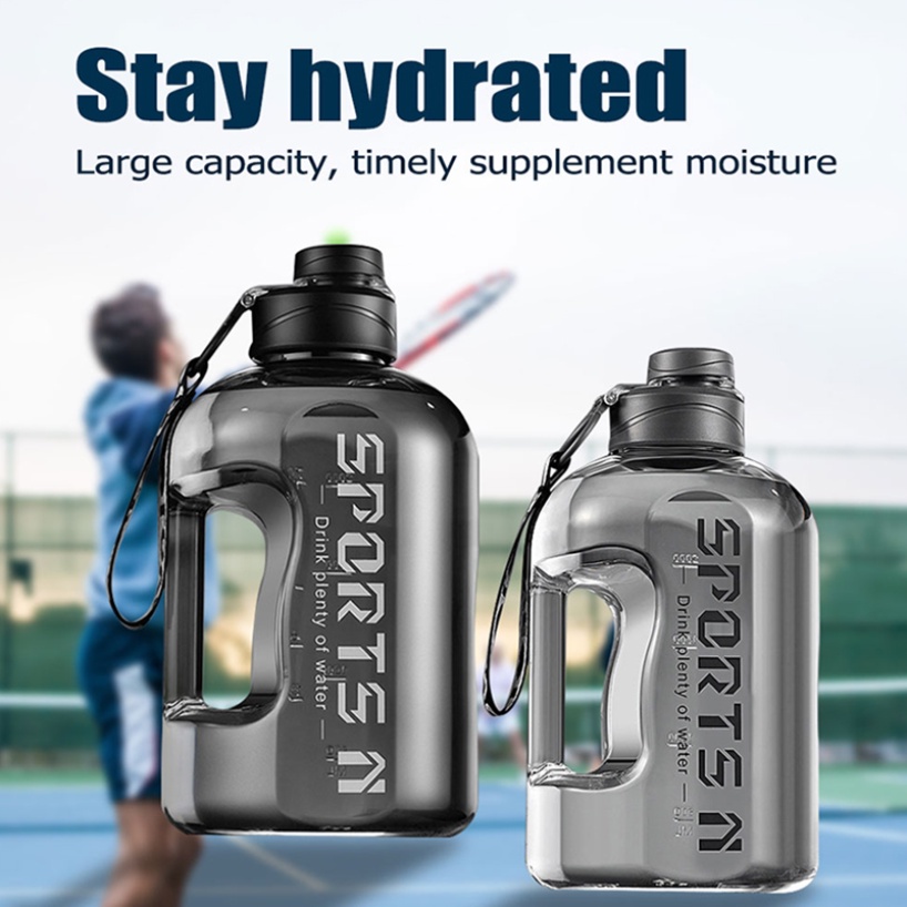 1.7L/2.7L/4L/ 5L Large Capacity Sports Water Bottle for Gym Outdoor Fitness Tritan Water Jug ...