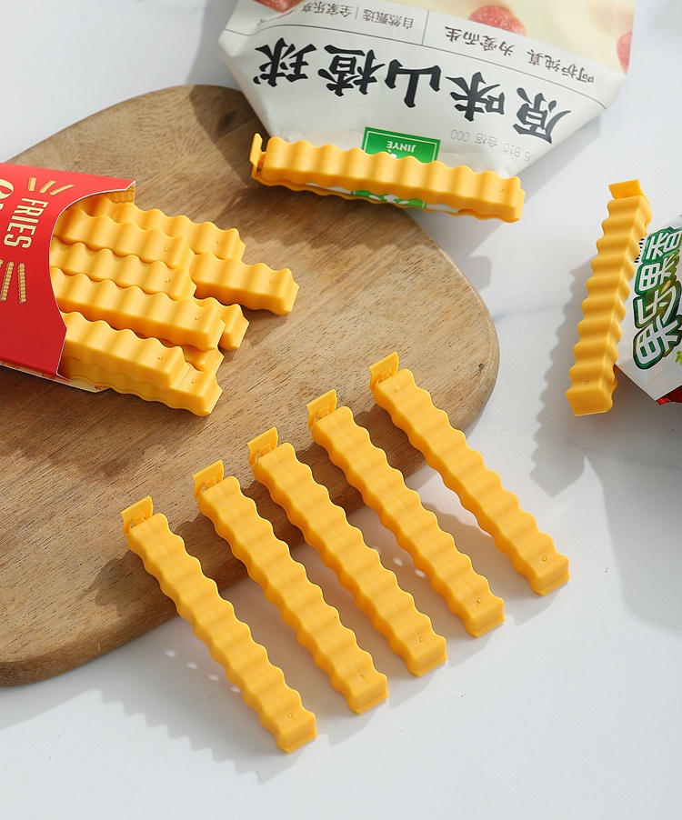 12 Pcs Food Bag Storage Clip Creative French Fries Sealing Clip ...
