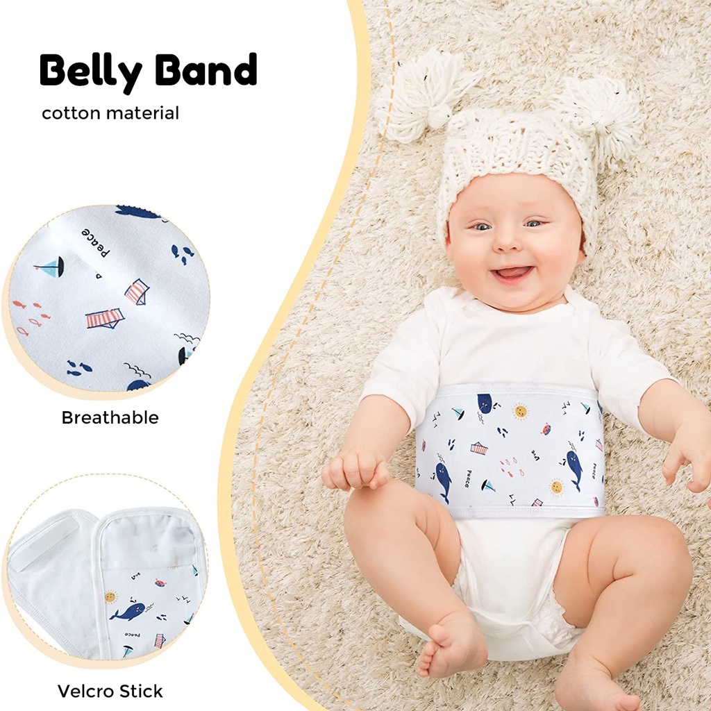 Realeos Newborn Infant Umbilical Cord Bellyband Binder Clothing Barut ...