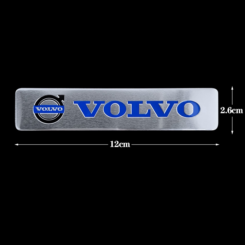 Volvo Aluminum Car Emblem Stickers Modified Badge Decals for Volvo S90 ...
