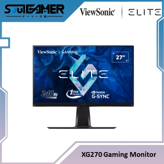 ViewSonic XG270 27 Inch 240Hz (1920x1080) FHD IPS NVIDIA G-SYNC Gaming ...