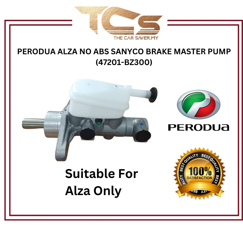 PERODUA ALZA NO ABS SANYCO BRAKE MASTER PUMP (47201-BZ300) | Shopee ...